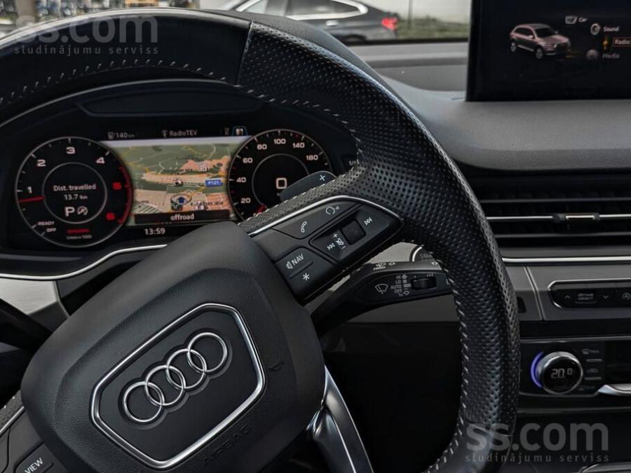 Melns Audi Q7 2017 Tukums, ar dzinēja tilpumu 3.00 L un nobraukumu 244 tūkst. km par 29990 €, foto 17 vietnē AUTOMOTO.COM.LV