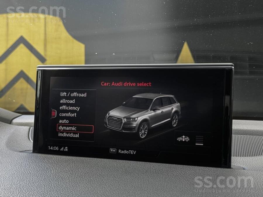 Melns Audi Q7 2017 Tukums, ar dzinēja tilpumu 3.00 L un nobraukumu 244 tūkst. km par 29990 €, foto 31 vietnē AUTOMOTO.COM.LV