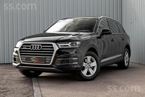 Black Audi Q7 2017 in Riga, with an engine capacity of 3.00 L and mileage of 199 thousand km for 23900 €, photo  on AUTOMOTO.COM.LV