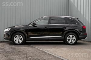 Black Audi Q7 2017 in Riga, with an engine capacity of 3.00 L and mileage of 199 thousand km for 23900 €, photo 6 on AUTOMOTO.COM.LV