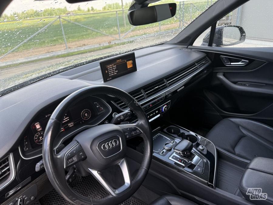 Melns Audi Q7 2017 Šauļi, ar dzinēja tilpumu 3.00 L un nobraukumu 161 tūkst. km par 21400 €, foto 10 vietnē AUTOMOTO.COM.LV