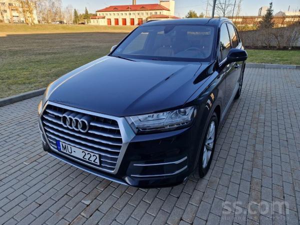 Melns Audi Q7 2017 Jēkabpils, ar dzinēja tilpumu 3.00 L un nobraukumu 328 tūkst. km par 18500 €, foto 1 vietnē AUTOMOTO.COM.LV
