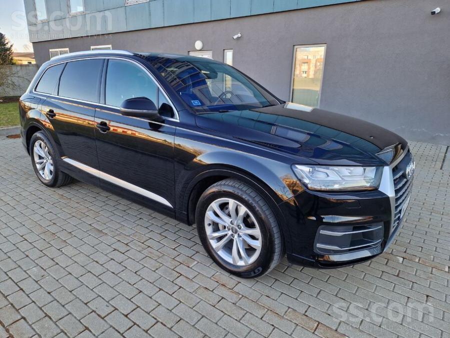 Melns Audi Q7 2017 Jēkabpils, ar dzinēja tilpumu 3.00 L un nobraukumu 328 tūkst. km par 18500 €, foto 14 vietnē AUTOMOTO.COM.LV