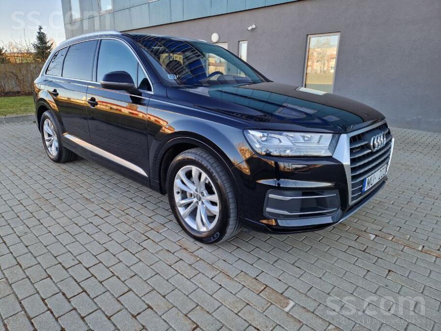 Melns Audi Q7 2017 Jēkabpils, ar dzinēja tilpumu 3.00 L un nobraukumu 328 tūkst. km par 18500 €, foto 15 vietnē AUTOMOTO.COM.LV