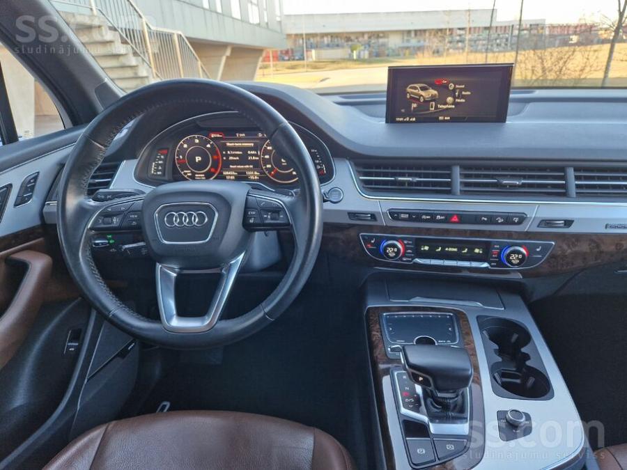 Melns Audi Q7 2017 Jēkabpils, ar dzinēja tilpumu 3.00 L un nobraukumu 328 tūkst. km par 18500 €, foto 23 vietnē AUTOMOTO.COM.LV