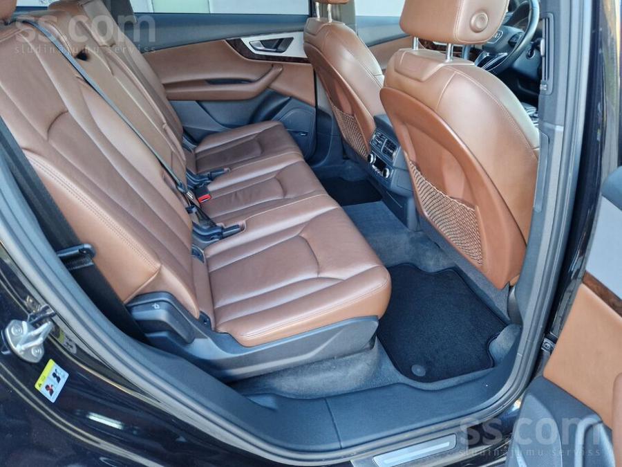Melns Audi Q7 2017 Jēkabpils, ar dzinēja tilpumu 3.00 L un nobraukumu 328 tūkst. km par 18500 €, foto 28 vietnē AUTOMOTO.COM.LV