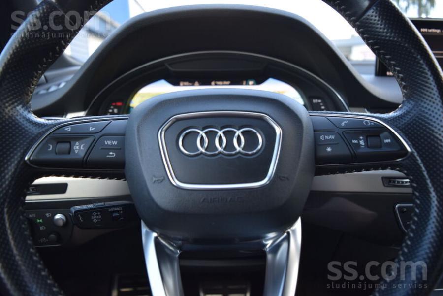 Black Audi Q7 2017 in Riga, with an engine capacity of 3.00 L and mileage of 158 thousand km for 29900 €, photo 13 on AUTOMOTO.COM.LV