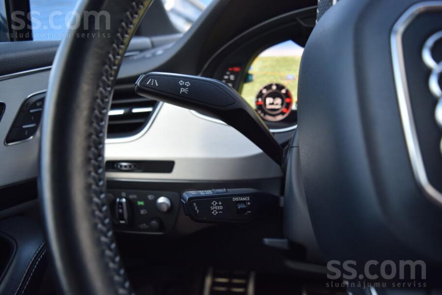 Black Audi Q7 2017 in Riga, with an engine capacity of 3.00 L and mileage of 158 thousand km for 29900 €, photo 14 on AUTOMOTO.COM.LV