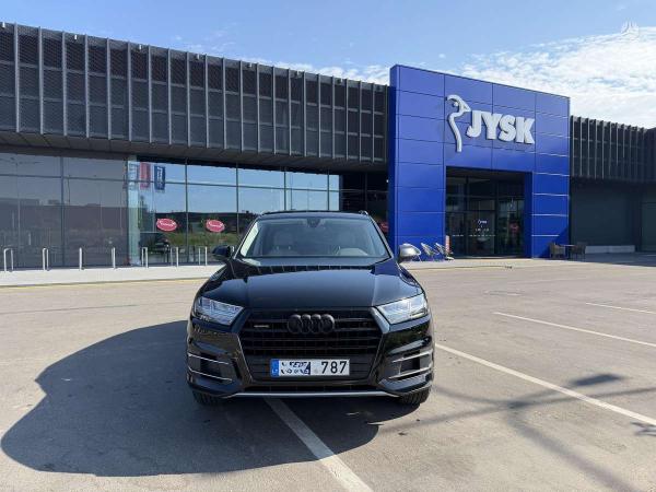 Black Audi Q7 2017 in Vilnius, with an engine capacity of 3.00 L and mileage of 178 thousand km for 22900 €, photo 2 on AUTOMOTO.COM.LV