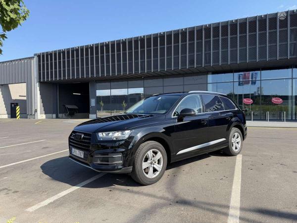 Black Audi Q7 2017 in Vilnius, with an engine capacity of 3.00 L and mileage of 178 thousand km for 22900 €, photo 3 on AUTOMOTO.COM.LV