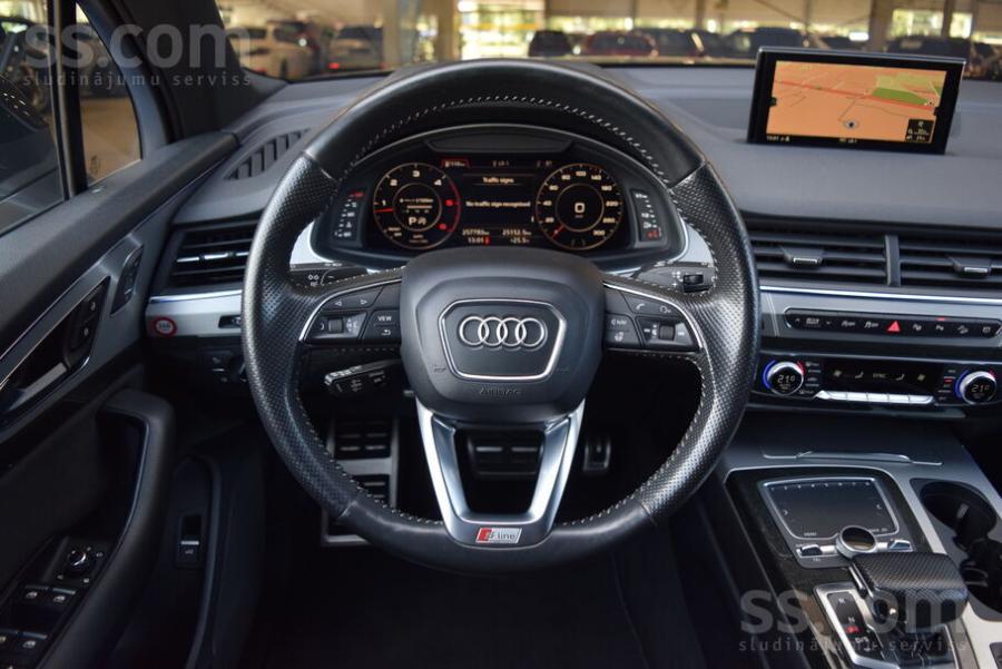 Melns Audi Q7 2017 Rīga, ar dzinēja tilpumu 3.00 L un nobraukumu 258 tūkst. km par 22900 €, foto 7 vietnē AUTOMOTO.COM.LV