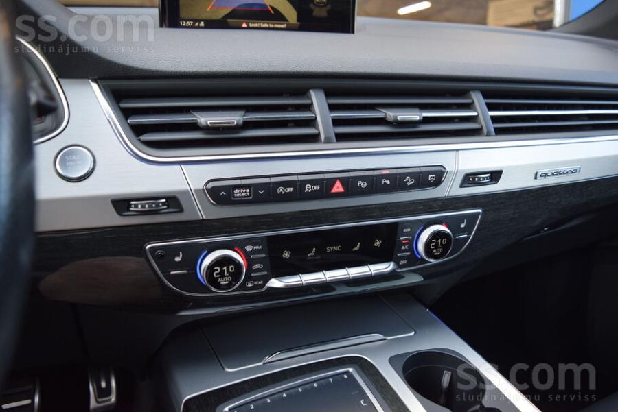 Melns Audi Q7 2017 Rīga, ar dzinēja tilpumu 3.00 L un nobraukumu 258 tūkst. km par 22900 €, foto 10 vietnē AUTOMOTO.COM.LV