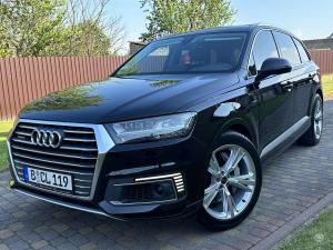 Melns Audi Q7 2017 Viļņa, ar dzinēja tilpumu 2.97 L un nobraukumu 247 tūkst. km par 25250 €, foto  vietnē AUTOMOTO.COM.LV