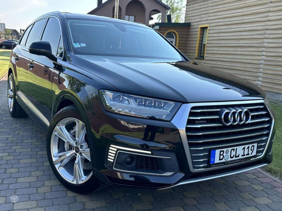 Melns Audi Q7 2017 Viļņa, ar dzinēja tilpumu 2.97 L un nobraukumu 247 tūkst. km par 25250 €, foto 3 vietnē AUTOMOTO.COM.LV