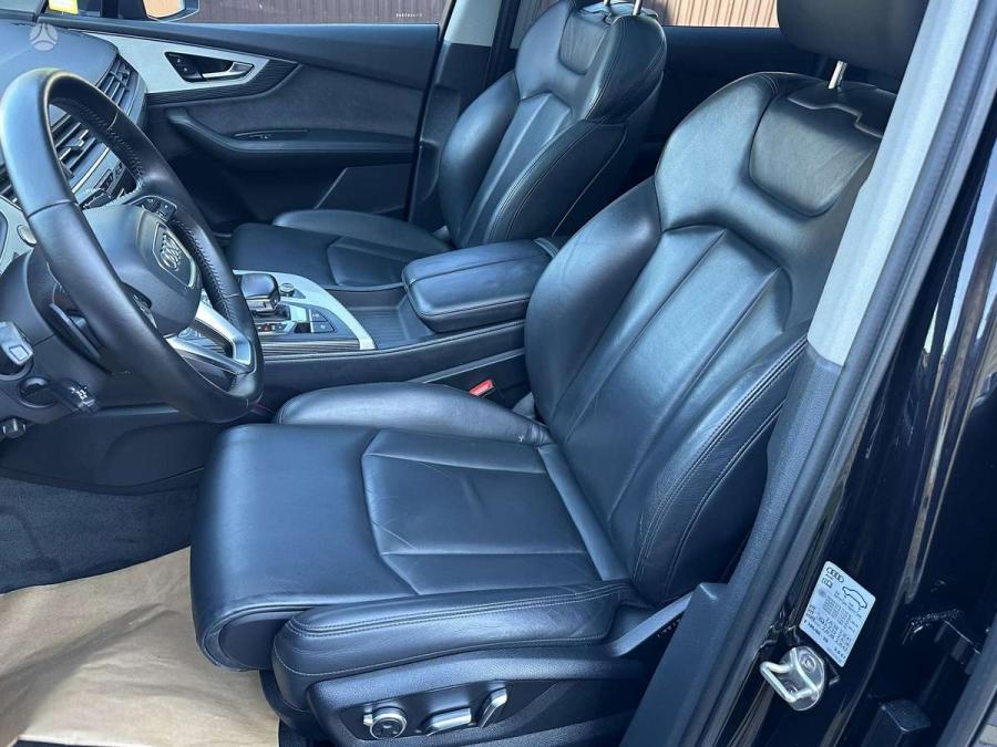 Melns Audi Q7 2017 Viļņa, ar dzinēja tilpumu 2.97 L un nobraukumu 247 tūkst. km par 25250 €, foto 29 vietnē AUTOMOTO.COM.LV