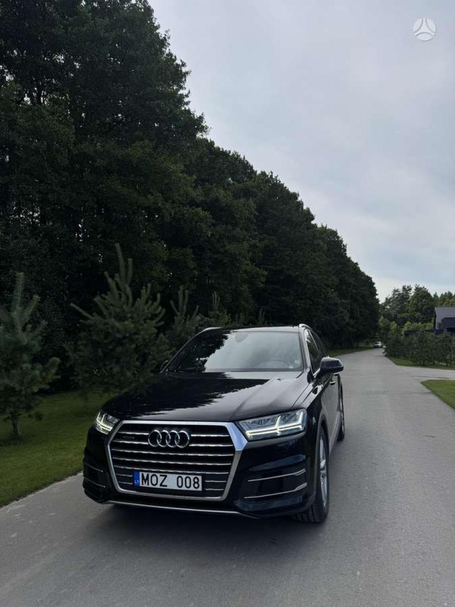 Black Audi Q7 2017 in Palanga, with an engine capacity of 3.00 L and mileage of 218 thousand km for 23500 €, photo 1 on AUTOMOTO.COM.LV