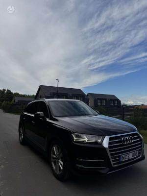 Black Audi Q7 2017 in Palanga, with an engine capacity of 3.00 L and mileage of 218 thousand km for 23500 €, photo 6 on AUTOMOTO.COM.LV