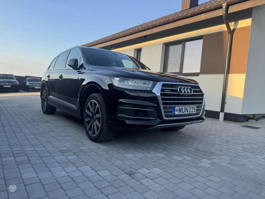 Melns Audi Q7 2017 Kauņa, ar dzinēja tilpumu 3.00 L un nobraukumu 231 tūkst. km par 17800 €, foto 3 vietnē AUTOMOTO.COM.LV