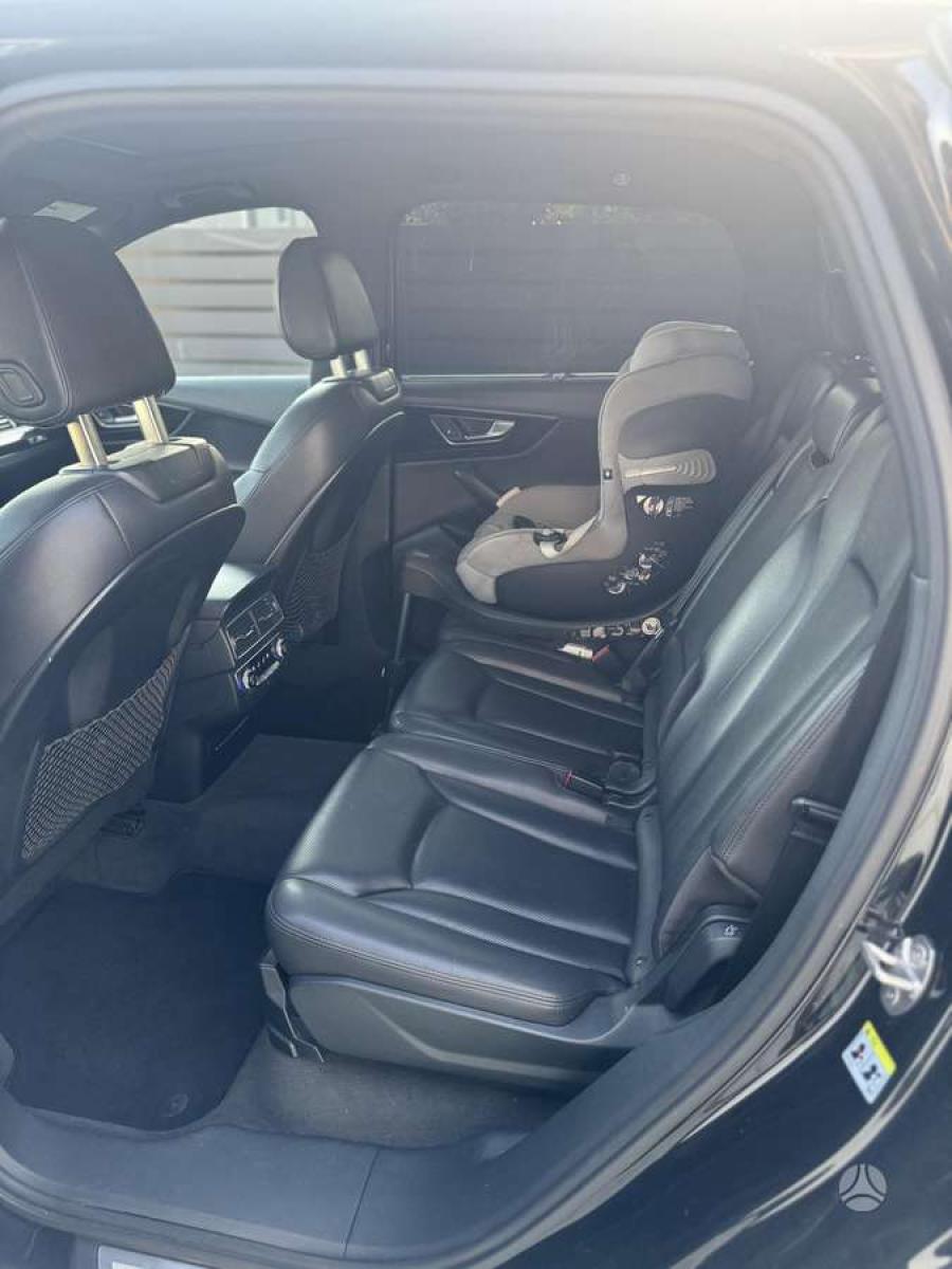 Melns Audi Q7 2017 Kauņa, ar dzinēja tilpumu 3.00 L un nobraukumu 231 tūkst. km par 17800 €, foto 10 vietnē AUTOMOTO.COM.LV