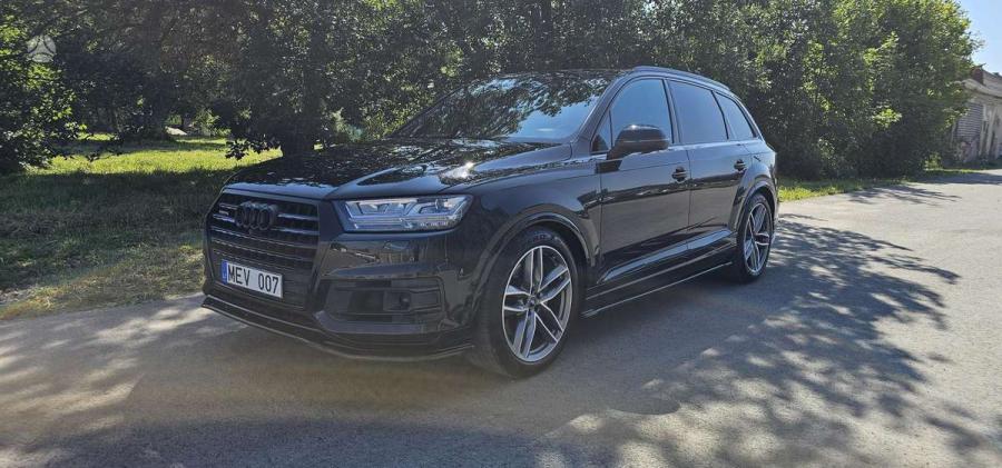 Melns Audi Q7 2017 Klaipėda, ar dzinēja tilpumu 3.00 L un nobraukumu 195 tūkst. km par 26500 €, foto 1 vietnē AUTOMOTO.COM.LV