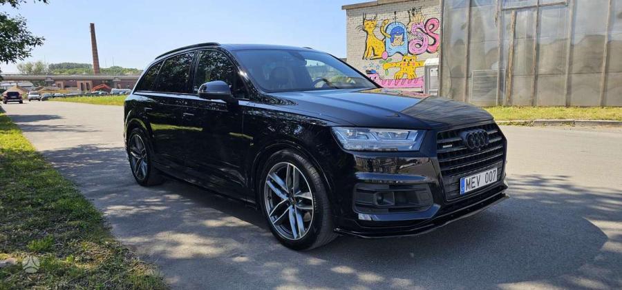 Melns Audi Q7 2017 Klaipėda, ar dzinēja tilpumu 3.00 L un nobraukumu 195 tūkst. km par 26500 €, foto 4 vietnē AUTOMOTO.COM.LV