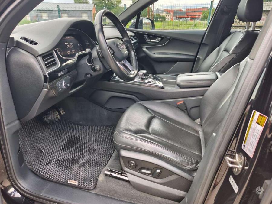 Melns Audi Q7 2017 Šauļi, ar dzinēja tilpumu 3.00 L un nobraukumu 161 tūkst. km par 21300 €, foto 13 vietnē AUTOMOTO.COM.LV