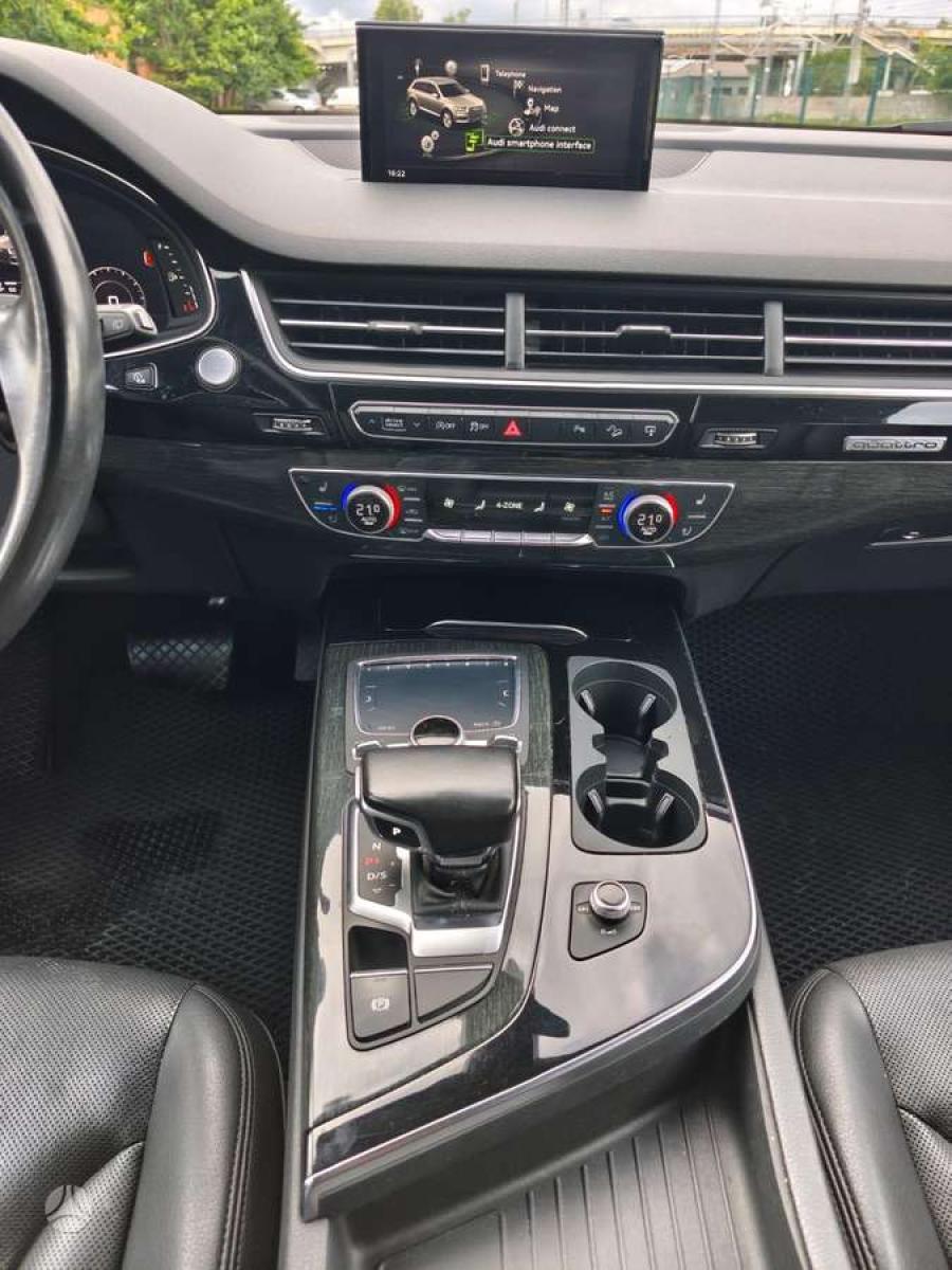Melns Audi Q7 2017 Šauļi, ar dzinēja tilpumu 3.00 L un nobraukumu 161 tūkst. km par 21300 €, foto 18 vietnē AUTOMOTO.COM.LV
