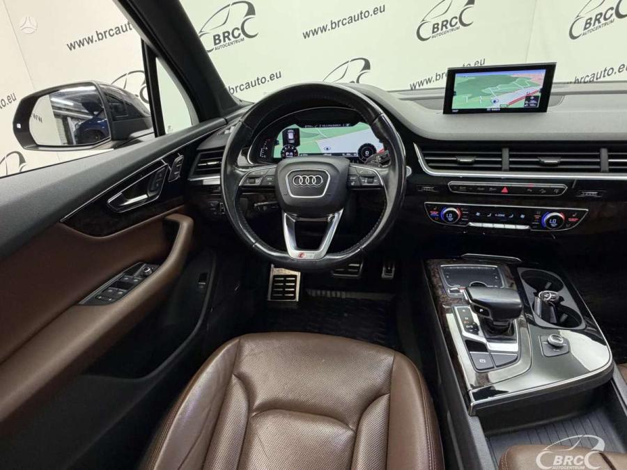 Черный Ауди Ку 7 2017 в Вильнюс, объемом двигателя 3.00 л и пробегом 125 тыс. км за 23900 €, фото 18 на AUTOMOTO.COM.LV