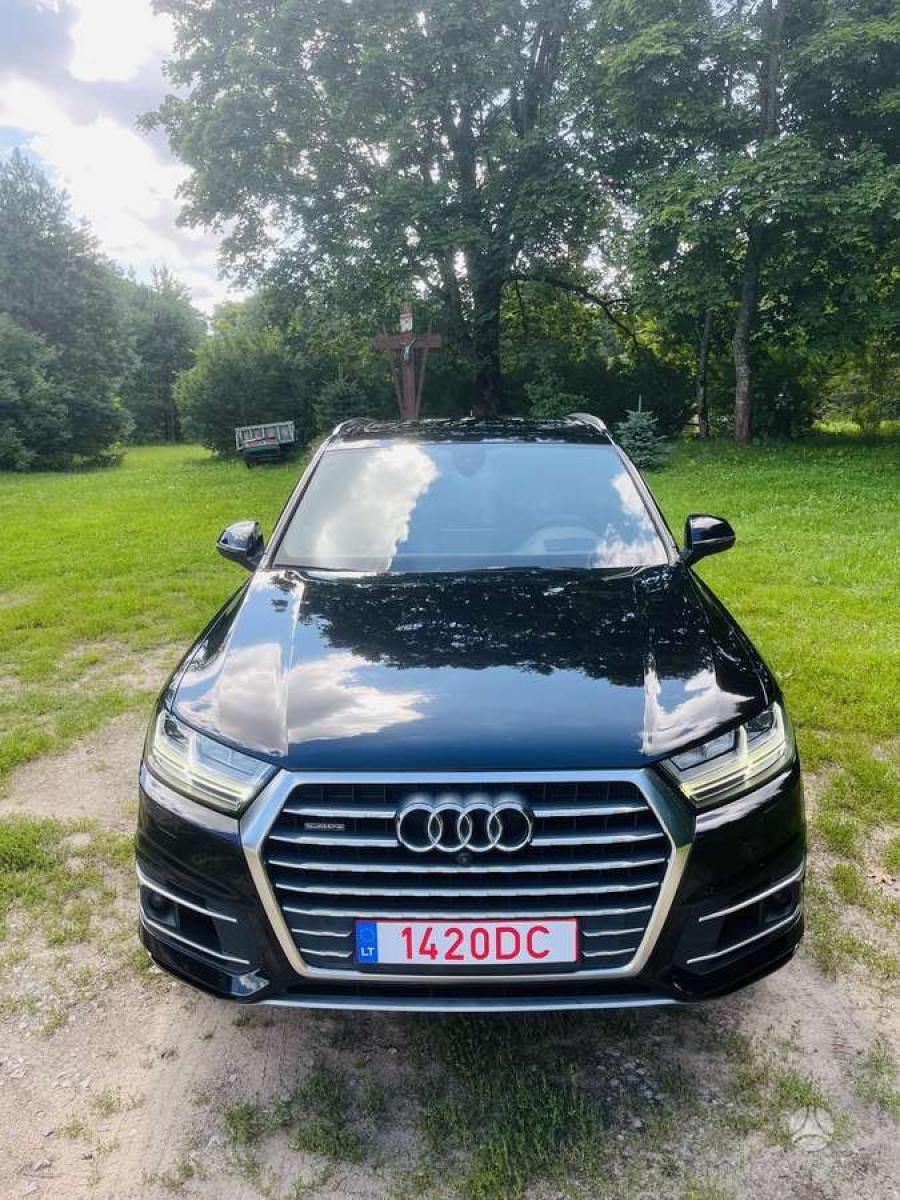Melns Audi Q7 2017 Viļņa, ar dzinēja tilpumu 3.00 L un nobraukumu 201 tūkst. km par 23000 €, foto 1 vietnē AUTOMOTO.COM.LV