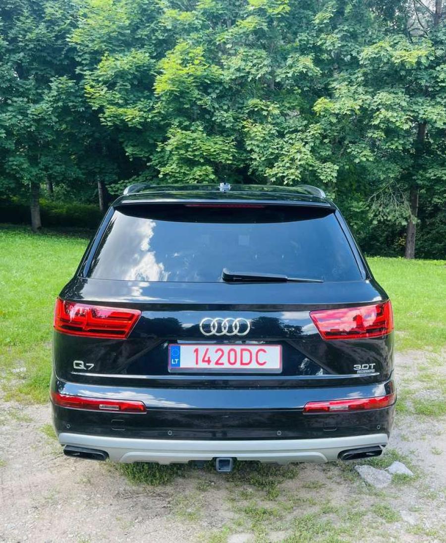 Melns Audi Q7 2017 Viļņa, ar dzinēja tilpumu 3.00 L un nobraukumu 201 tūkst. km par 23000 €, foto 6 vietnē AUTOMOTO.COM.LV
