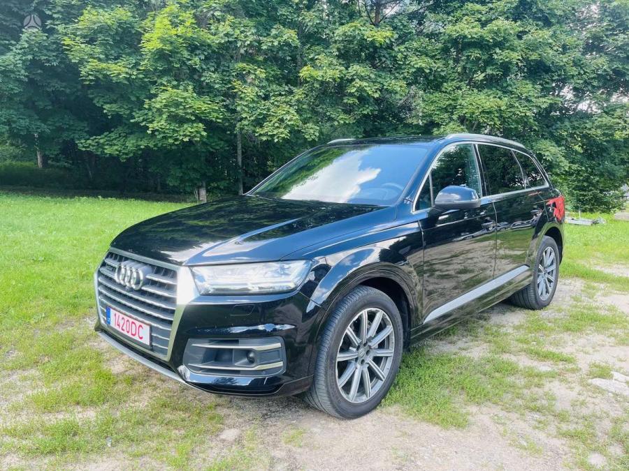 Melns Audi Q7 2017 Viļņa, ar dzinēja tilpumu 3.00 L un nobraukumu 201 tūkst. km par 23000 €, foto 9 vietnē AUTOMOTO.COM.LV