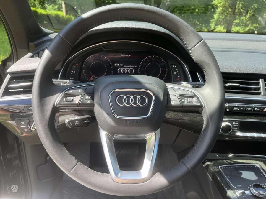 Melns Audi Q7 2017 Viļņa, ar dzinēja tilpumu 3.00 L un nobraukumu 201 tūkst. km par 23000 €, foto 12 vietnē AUTOMOTO.COM.LV