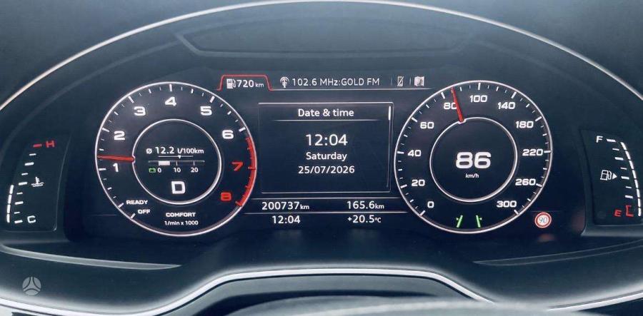 Melns Audi Q7 2017 Viļņa, ar dzinēja tilpumu 3.00 L un nobraukumu 201 tūkst. km par 23000 €, foto 14 vietnē AUTOMOTO.COM.LV