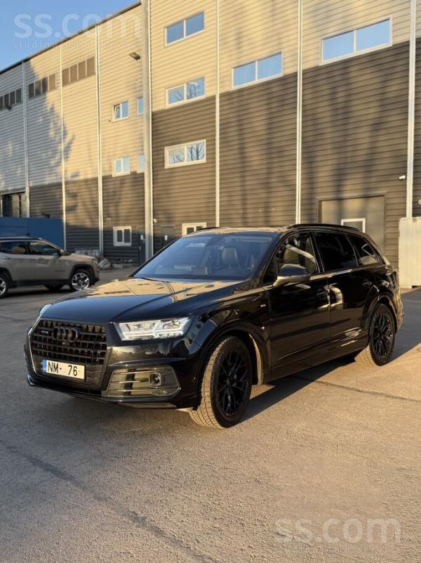 Melns Audi Q7 2017 Rīga, ar dzinēja tilpumu 3.00 L un nobraukumu 170 tūkst. km par 34700 €, foto 5 vietnē AUTOMOTO.COM.LV