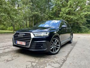 Black Audi Q7 2017 in Riga, with an engine capacity of 3.00 L and mileage of 0 thousand km for 29990 €, photo  on AUTOMOTO.COM.LV