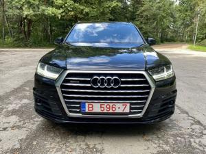 Black Audi Q7 2017 in Riga, with an engine capacity of 3.00 L and mileage of 0 thousand km for 29990 €, photo 3 on AUTOMOTO.COM.LV