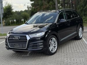 Black Audi Q7 2017 in Jurmala, with an engine capacity of 3.00 L and mileage of 0 thousand km for 18290 €, photo 1 on AUTOMOTO.COM.LV