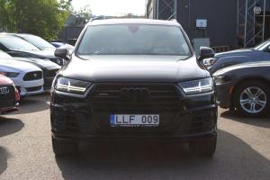 Black Audi Q7 2017 in Vilnius, with an engine capacity of 3.00 L and mileage of 162 thousand km for 27500 €, photo 3 on AUTOMOTO.COM.LV