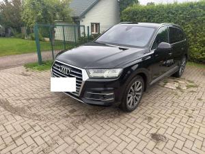 Melns Audi Q7 2017 Viļņa, ar dzinēja tilpumu 2.97 L un nobraukumu 205 tūkst. km par 23000 €, foto  vietnē AUTOMOTO.COM.LV