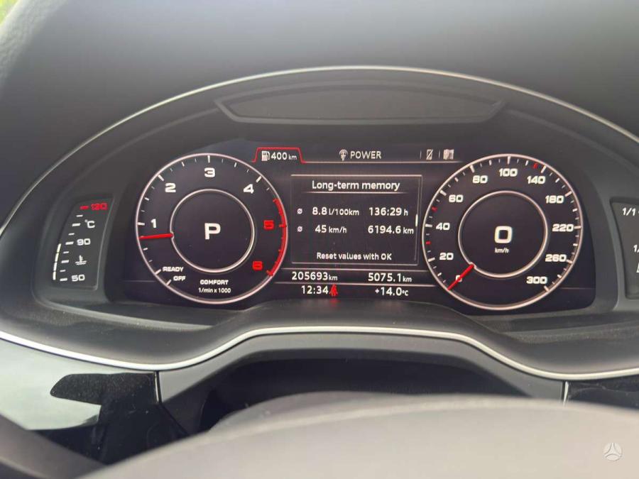 Melns Audi Q7 2017 Viļņa, ar dzinēja tilpumu 2.97 L un nobraukumu 205 tūkst. km par 23000 €, foto 8 vietnē AUTOMOTO.COM.LV