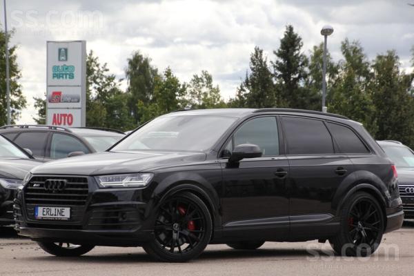 Black Audi Q7 2017 in Tukums, with an engine capacity of 4.00 L and mileage of 248 thousand km for 36000 €, photo 1 on AUTOMOTO.COM.LV