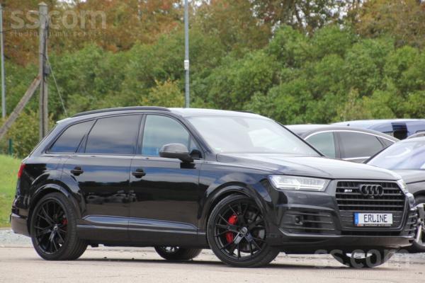 Black Audi Q7 2017 in Tukums, with an engine capacity of 4.00 L and mileage of 248 thousand km for 36000 €, photo 4 on AUTOMOTO.COM.LV