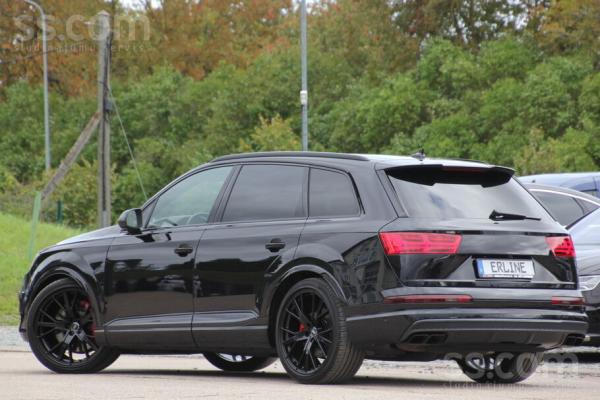 Black Audi Q7 2017 in Tukums, with an engine capacity of 4.00 L and mileage of 248 thousand km for 36000 €, photo 5 on AUTOMOTO.COM.LV