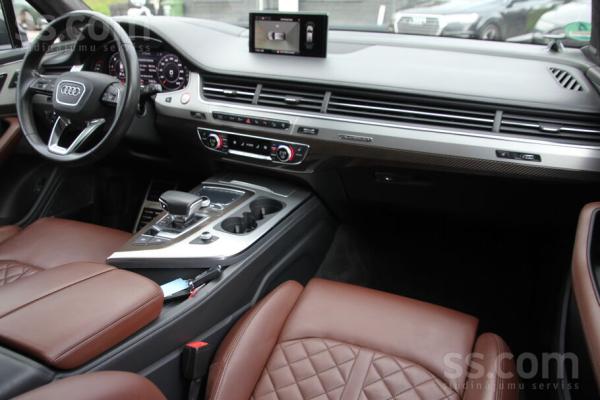 Black Audi Q7 2017 in Tukums, with an engine capacity of 4.00 L and mileage of 248 thousand km for 36000 €, photo 6 on AUTOMOTO.COM.LV