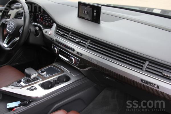 Black Audi Q7 2017 in Tukums, with an engine capacity of 4.00 L and mileage of 248 thousand km for 36000 €, photo 9 on AUTOMOTO.COM.LV