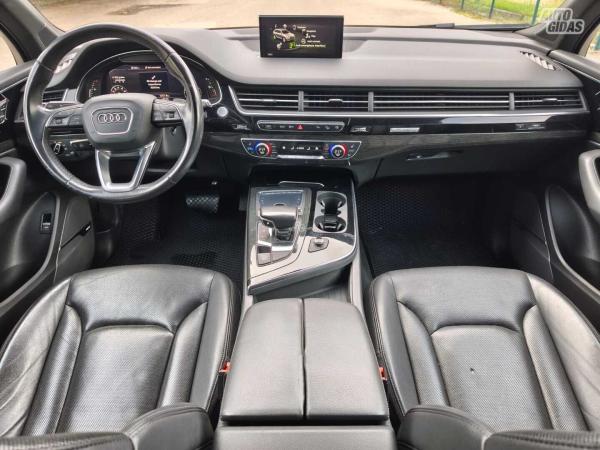 Black Audi Q7 2017 in Siauliai, with an engine capacity of 3.00 L and mileage of 161 thousand km for 19500 €, photo 10 on AUTOMOTO.COM.LV