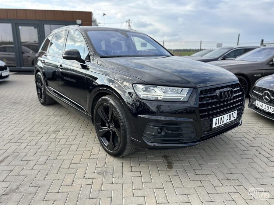 Melns Audi Q7 2017 Kauņa, ar dzinēja tilpumu 3.00 L un nobraukumu 313 tūkst. km par 24600 €, foto 3 vietnē AUTOMOTO.COM.LV
