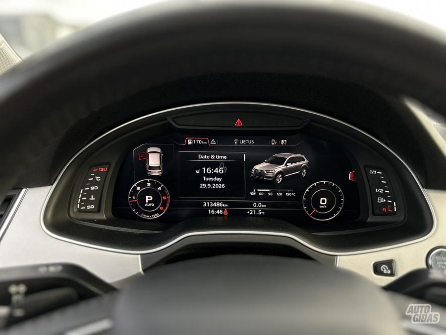 Melns Audi Q7 2017 Kauņa, ar dzinēja tilpumu 3.00 L un nobraukumu 313 tūkst. km par 24600 €, foto 26 vietnē AUTOMOTO.COM.LV