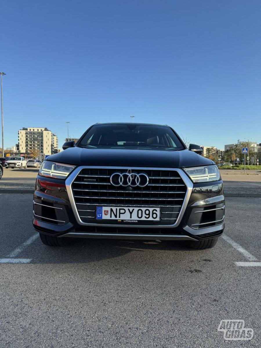 Melns Audi Q7 2017 Viļņa, ar dzinēja tilpumu 3.00 L un nobraukumu 288 tūkst. km par 17200 €, foto 3 vietnē AUTOMOTO.COM.LV