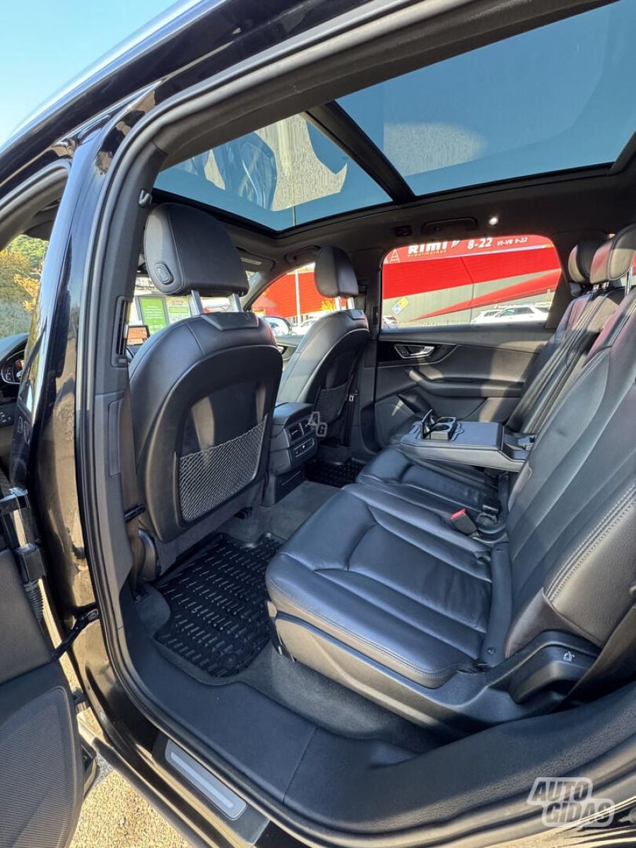 Melns Audi Q7 2017 Viļņa, ar dzinēja tilpumu 3.00 L un nobraukumu 288 tūkst. km par 17200 €, foto 15 vietnē AUTOMOTO.COM.LV